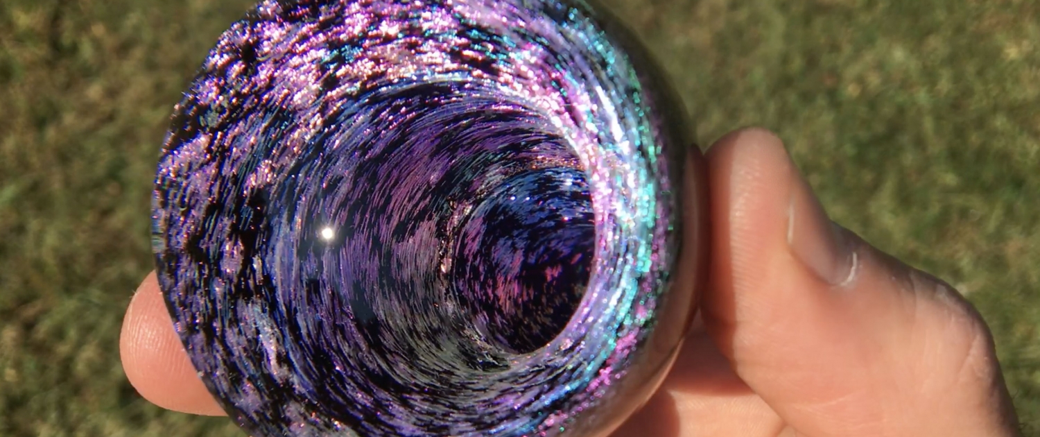 Internal Fire Glass – Handcrafted borosilicate glass art by Scott Pernicka in Upstate New York