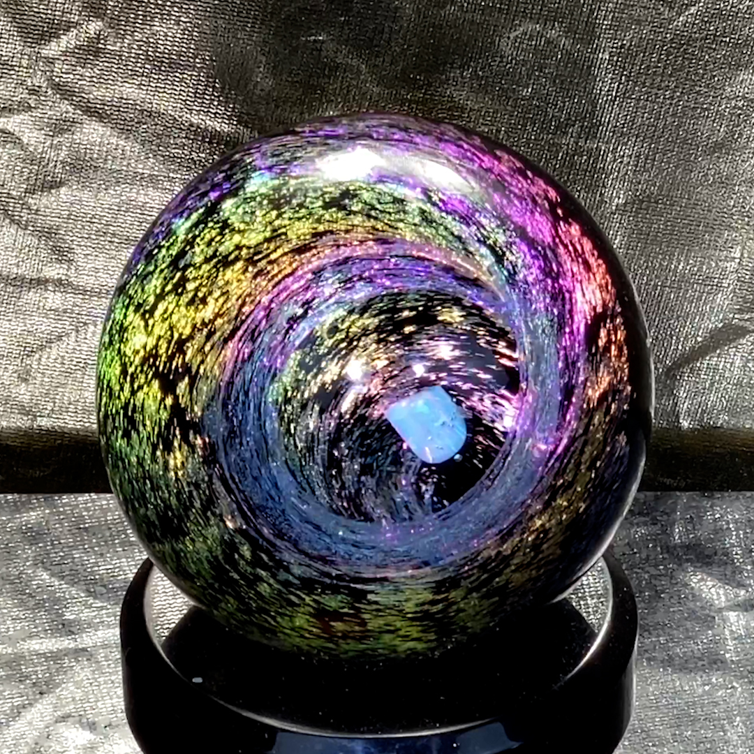 Dichroic Vortex - Internal Fire Glass