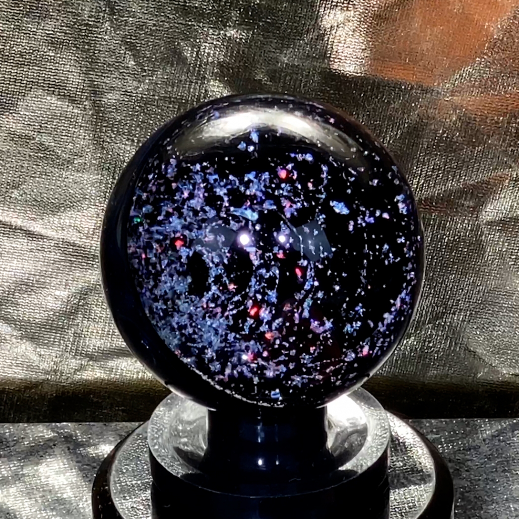 Opal Vortex (3") - Internal Fire Glass