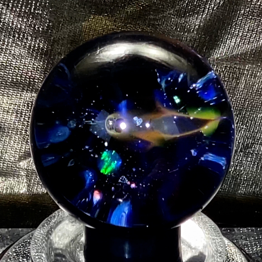 Comets & Planets by borosilicate glass artist Scott Hronich - Internal ...