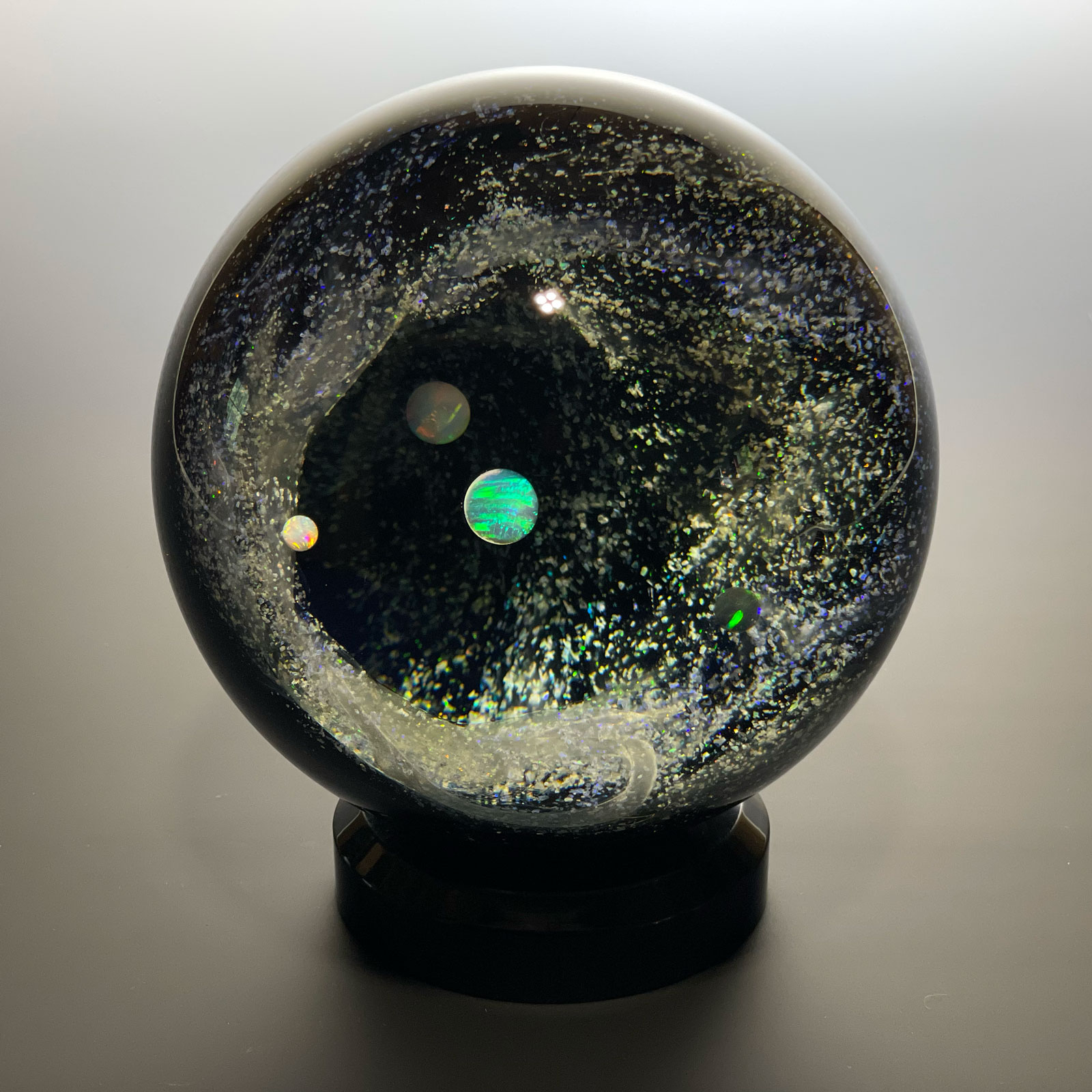 Stars & Planets (2") - Internal Fire Glass